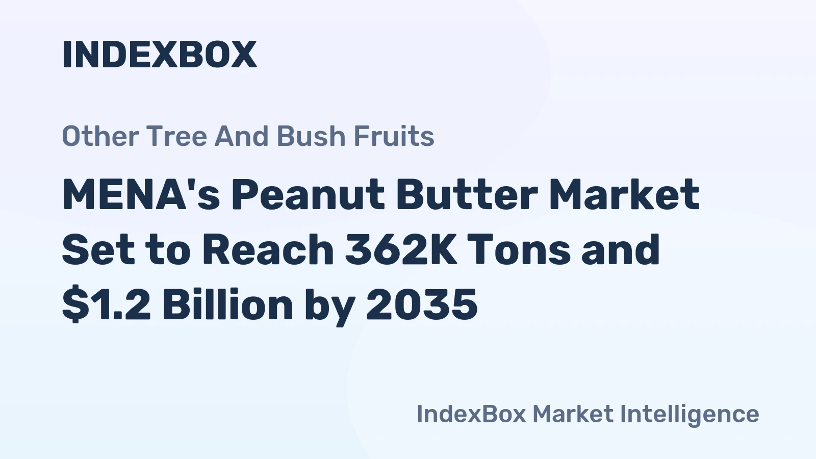 MENA's Peanut Butter Market Set to Reach 362K Tons and $1.2 Billion by 2035