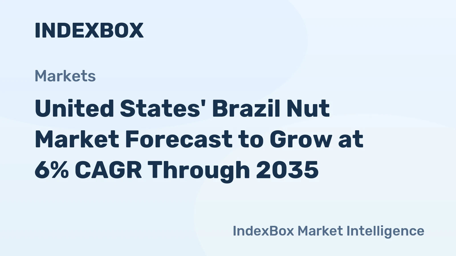 United States' Brazil Nut Market Forecast to Grow at 6% CAGR Through 2035