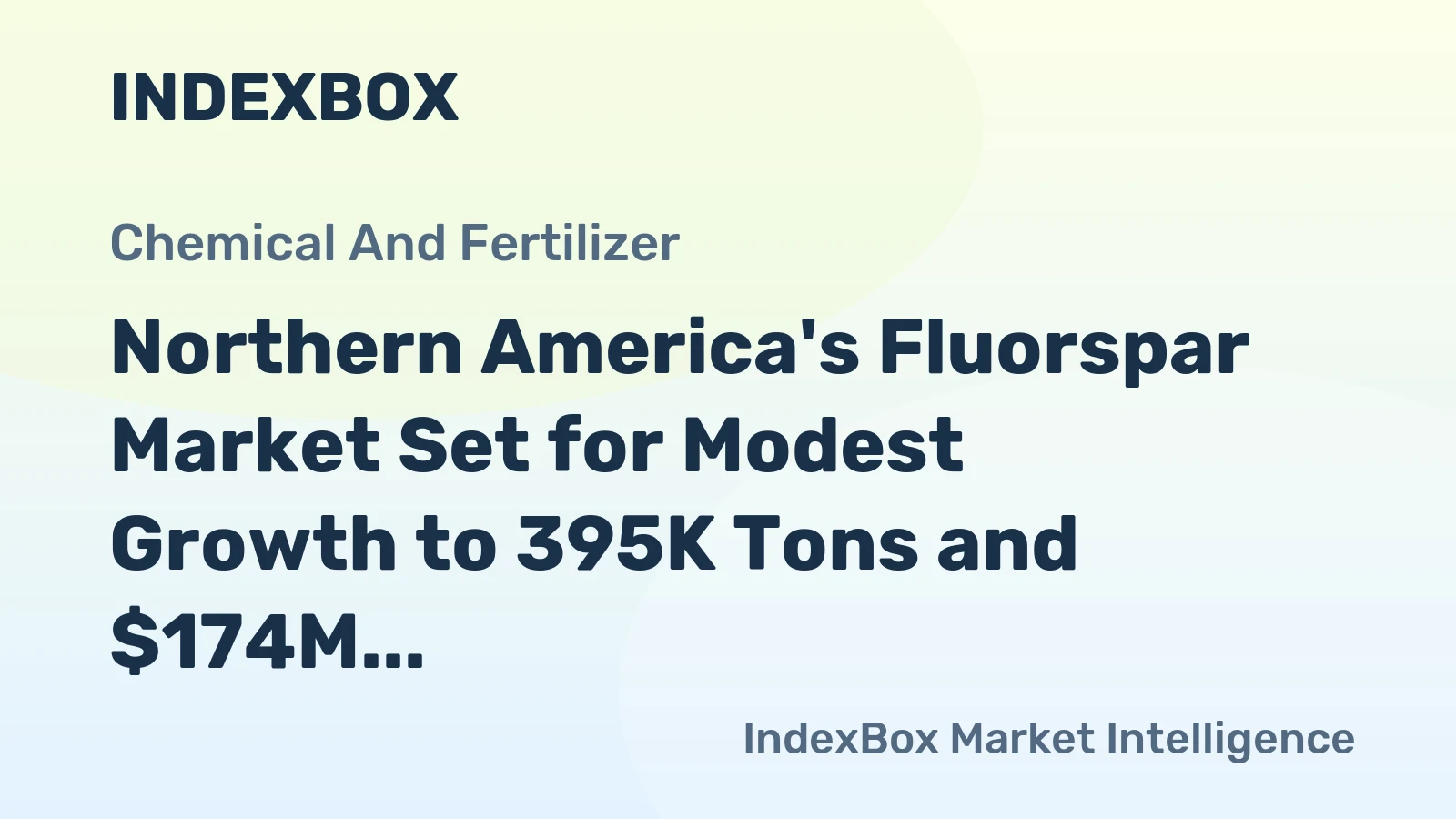 Northern America's Fluorspar Market Set for Modest Growth to 395K Tons and $174M by 2035