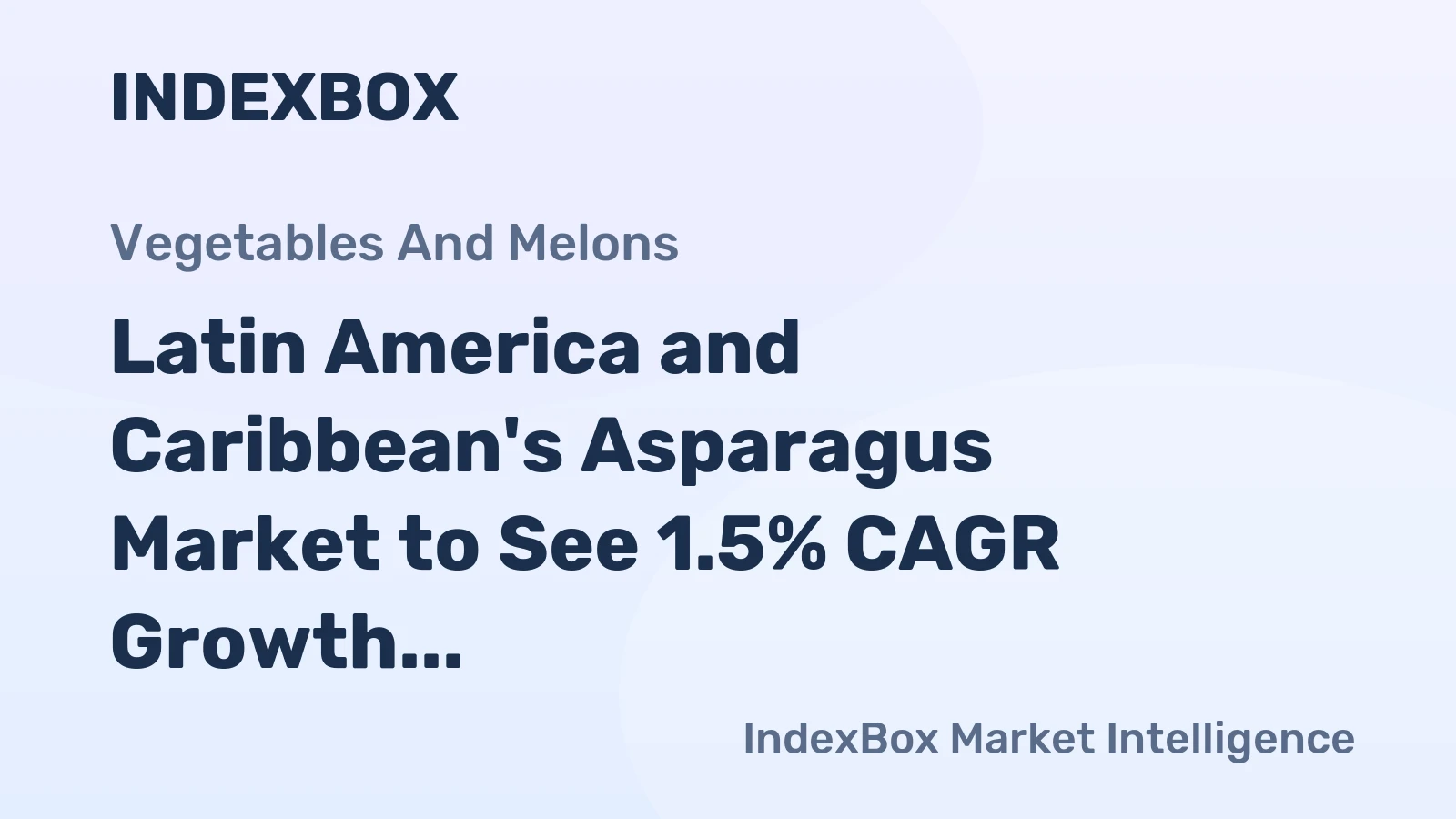 Latin America and Caribbean's Asparagus Market to See 1.5% CAGR Growth by 2035, Reaching $2B