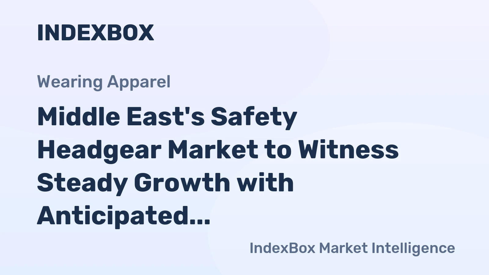 Middle East's Safety Headgear Market to Witness Steady Growth with Anticipated CAGR of +1.9% from 2024 to 2035