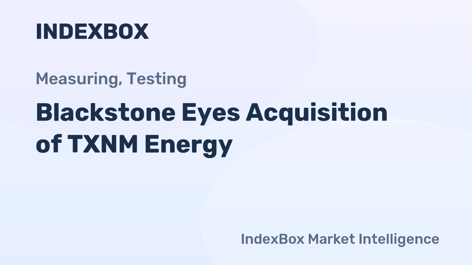 Blackstone Eyes Acquisition of TXNM Energy