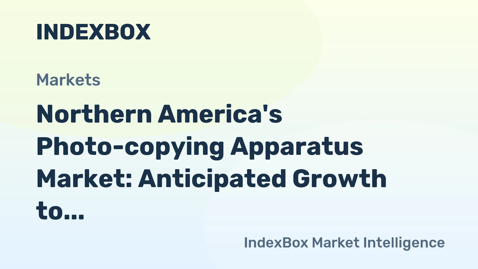 Northern America's Photo-copying Apparatus Market: Anticipated Growth to Reach 5.4M Units and $396M by 2035