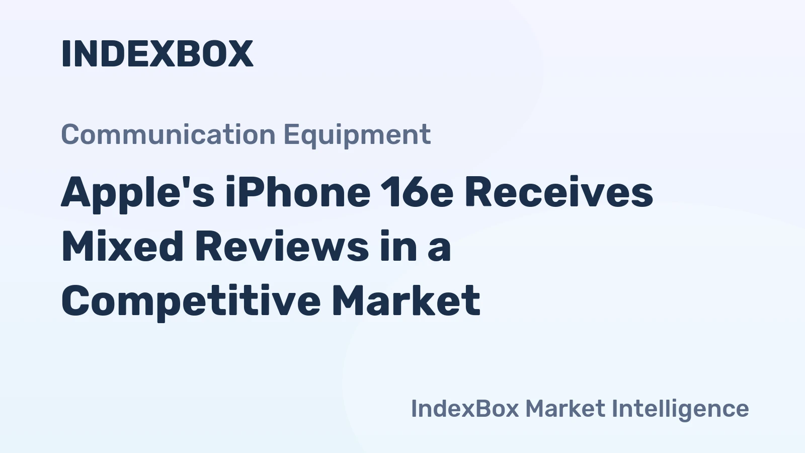 Apple's iPhone 16e Receives Mixed Reviews in a Competitive Market