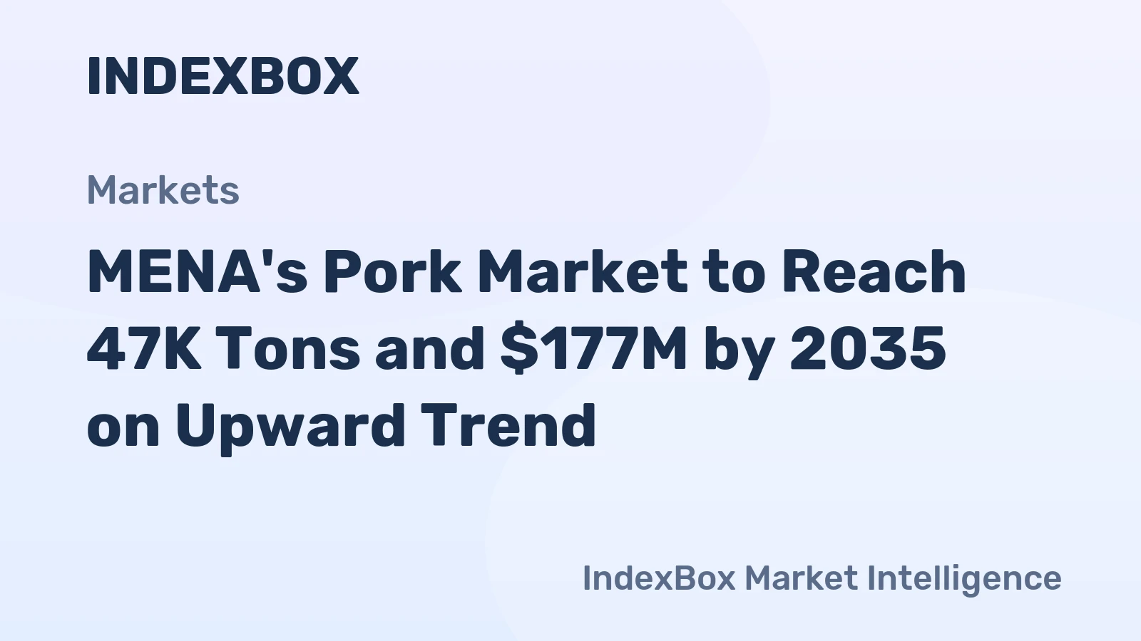 MENA's Pork Market to Reach 47K Tons and $177M by 2035 on Upward Trend