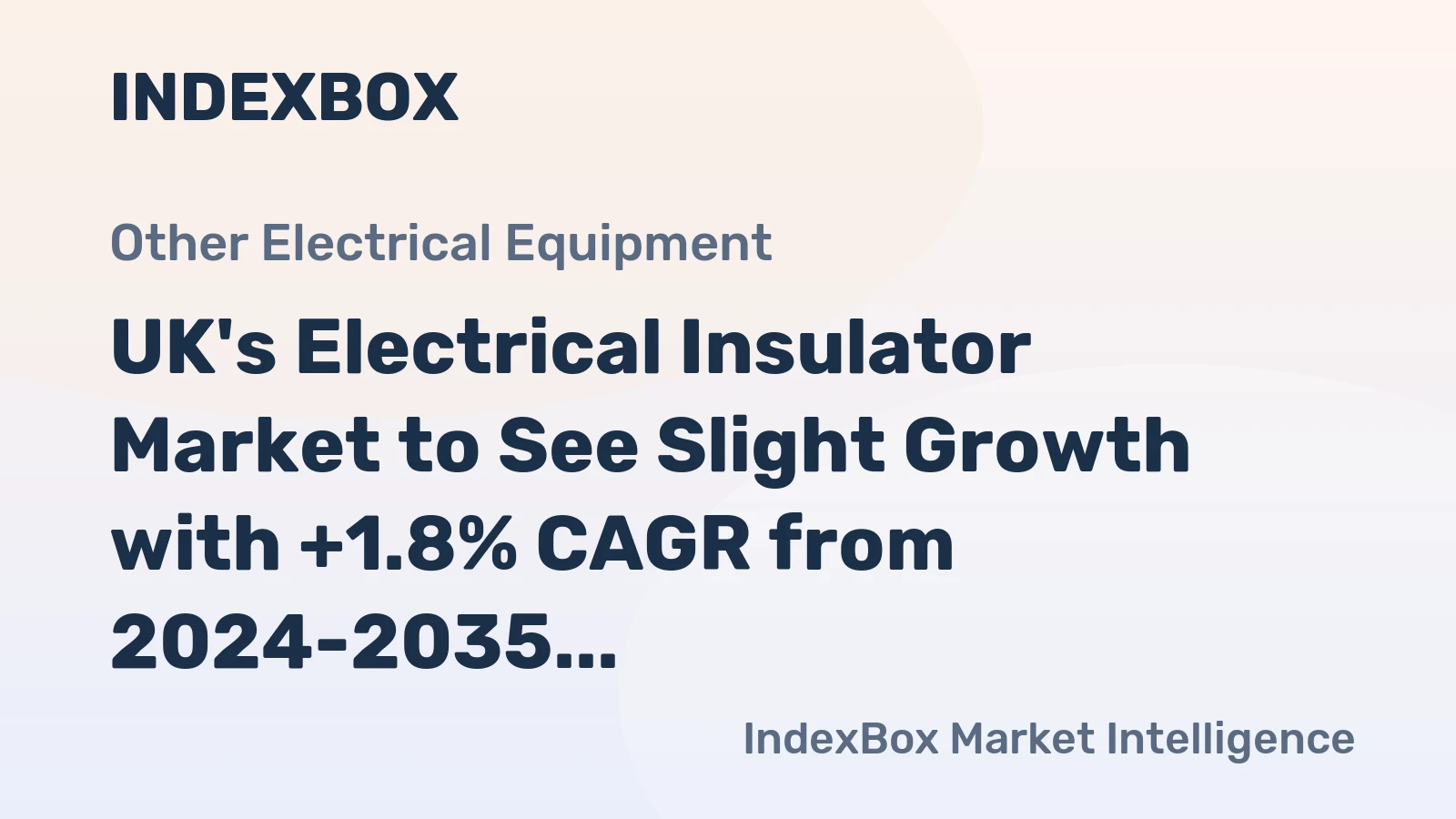 UK's Electrical Insulator Market to See Slight Growth with +1.8% CAGR from 2024-2035