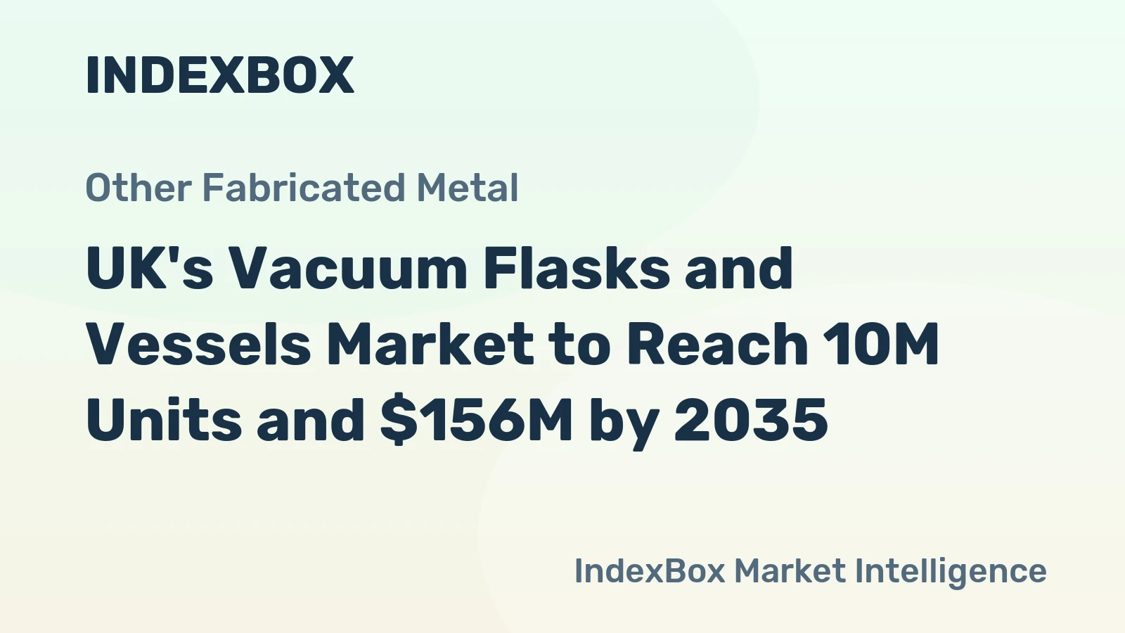 UK's Vacuum Flasks and Vessels Market to Reach 10M Units and $156M by 2035