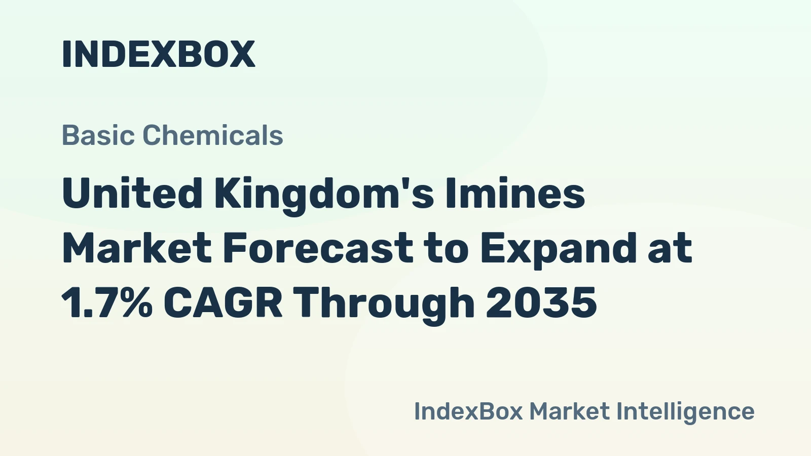 United Kingdom's Imines Market Forecast to Expand at 1.7% CAGR Through 2035