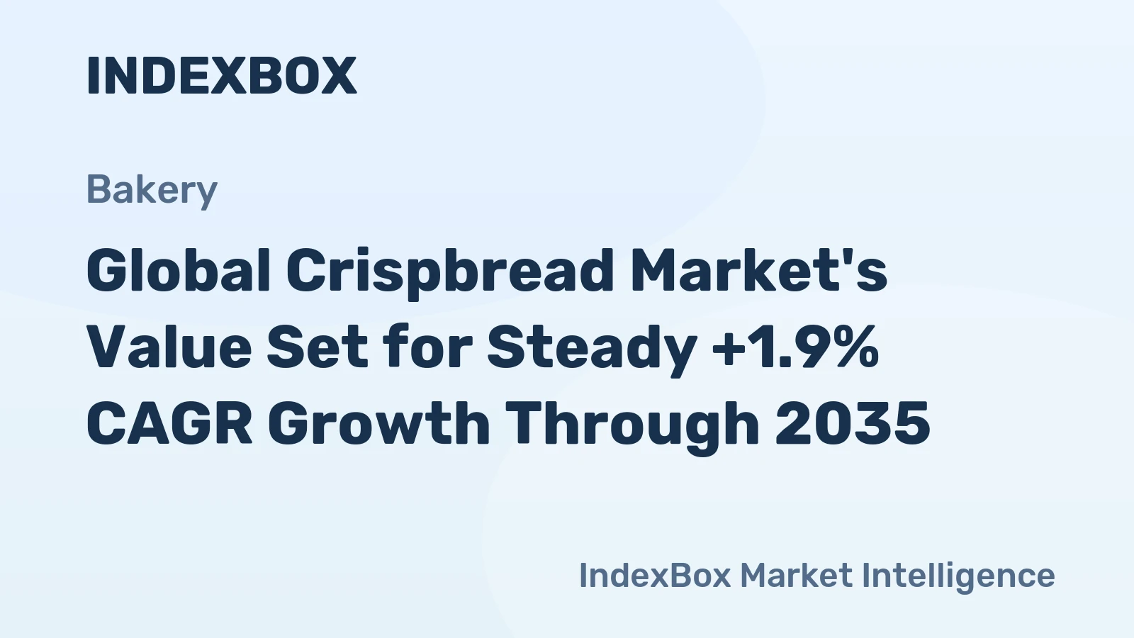 Global Crispbread Market's Value Set for Steady +1.9% CAGR Growth Through 2035