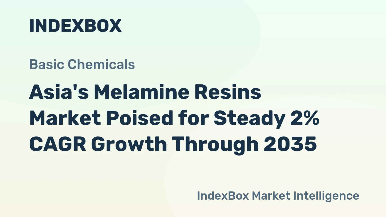 Asia's Melamine Resins Market Poised for Steady 2% CAGR Growth Through 2035