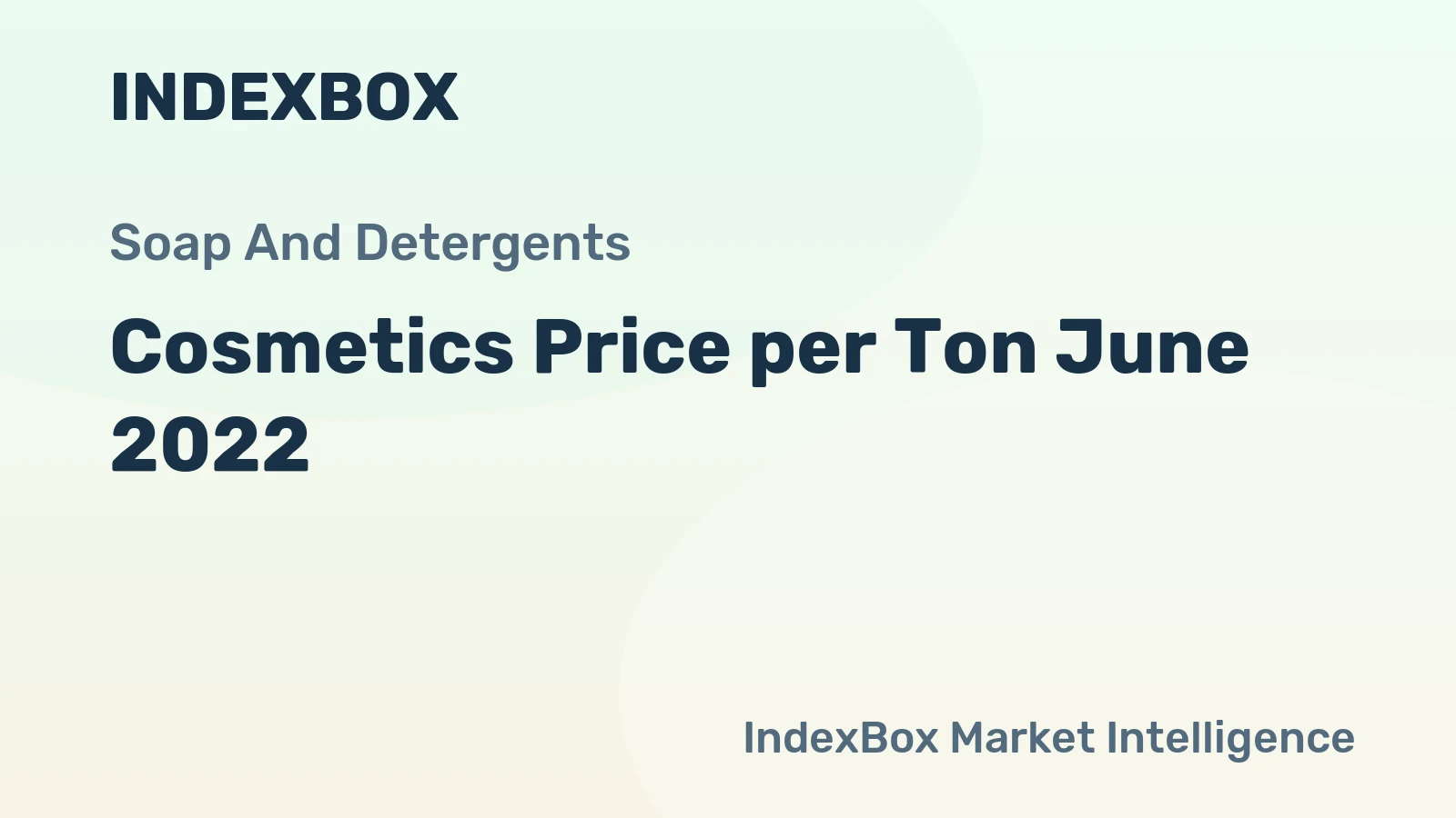 Cosmetics Price per Ton June 2022
