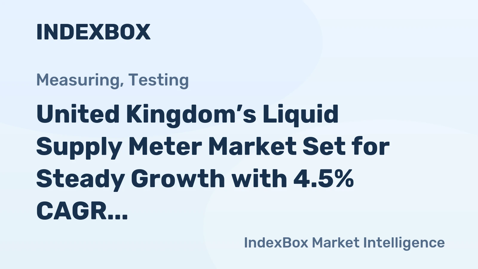 United Kingdom’s Liquid Supply Meter Market Set for Steady Growth with 4.5% CAGR in Value