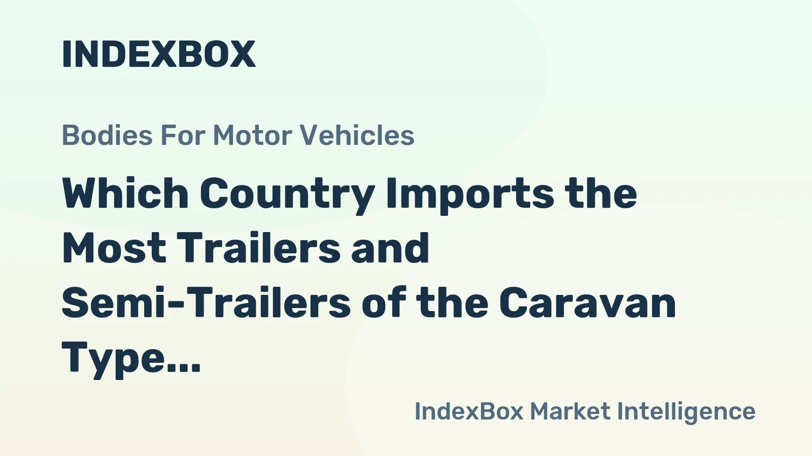 Which Country Imports the Most Trailers and Semi-Trailers of the Caravan Type, for Housing or Camping in the World?
