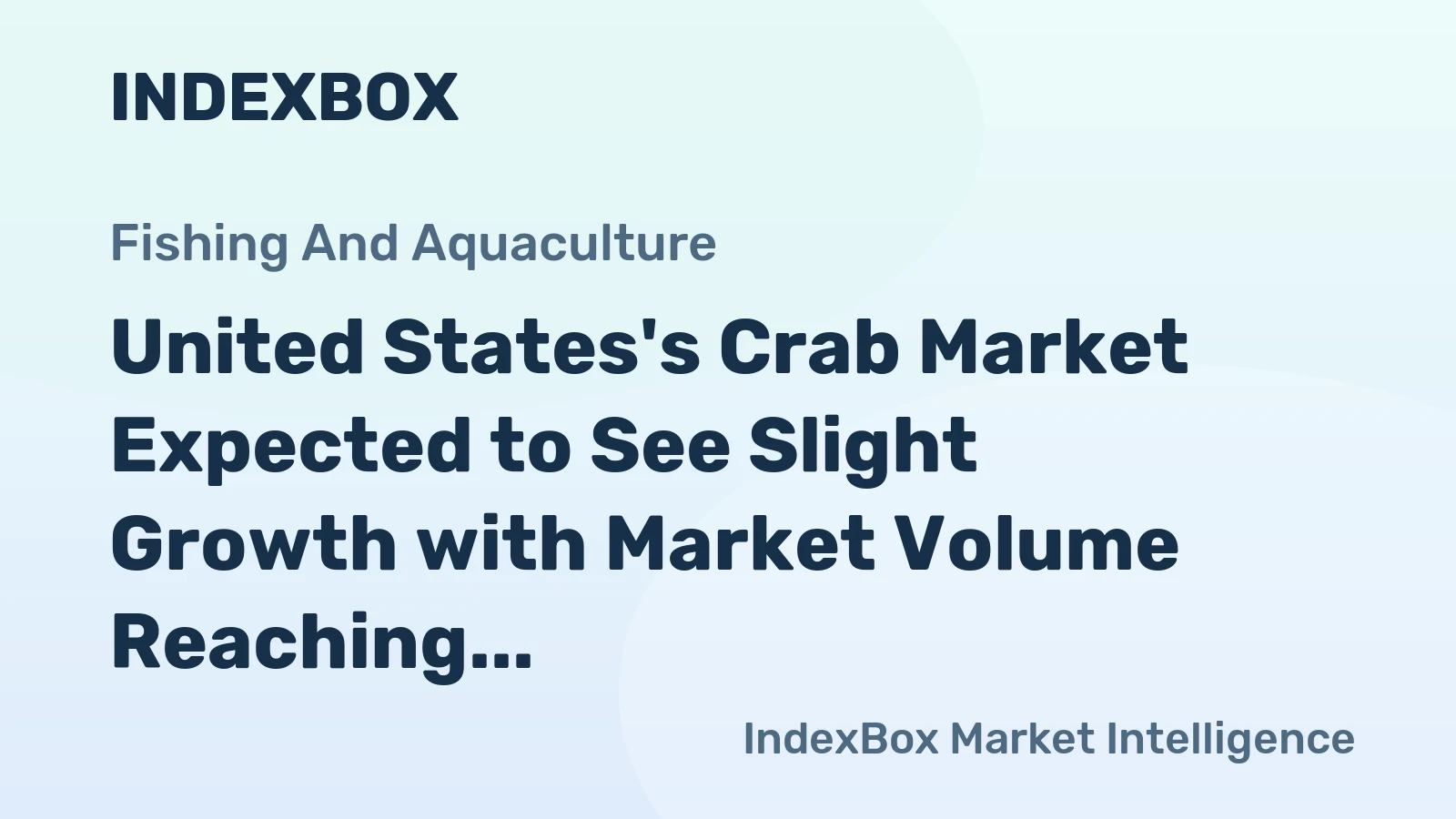 United States's Crab Market Expected to See Slight Growth with Market Volume Reaching 164K Tons and Value of $2B by 2035