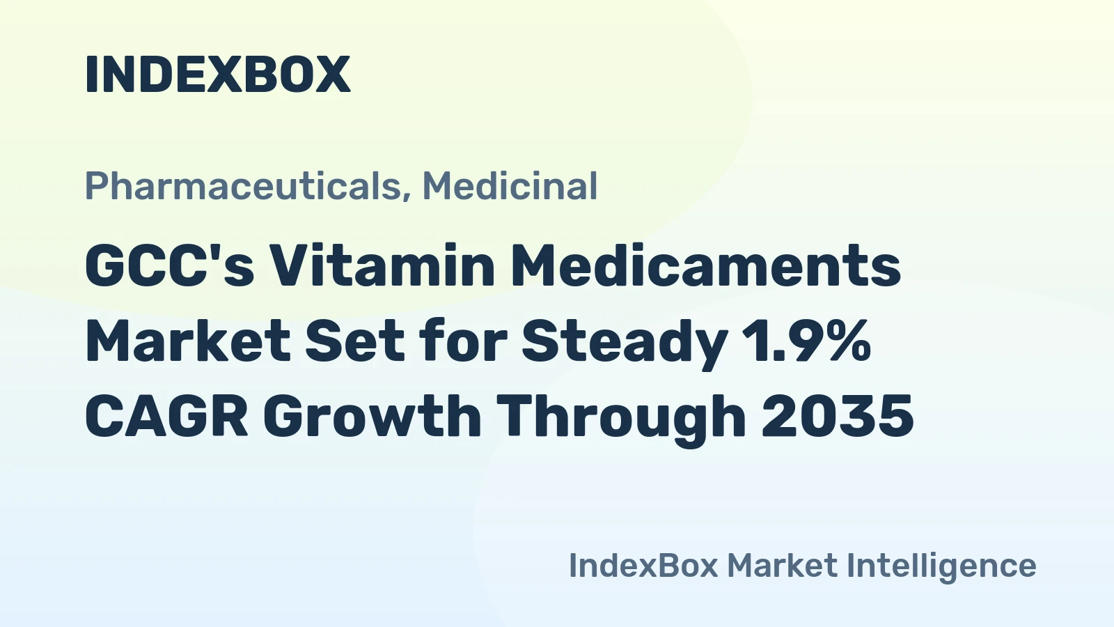 GCC's Vitamin Medicaments Market Set for Steady 1.9% CAGR Growth Through 2035