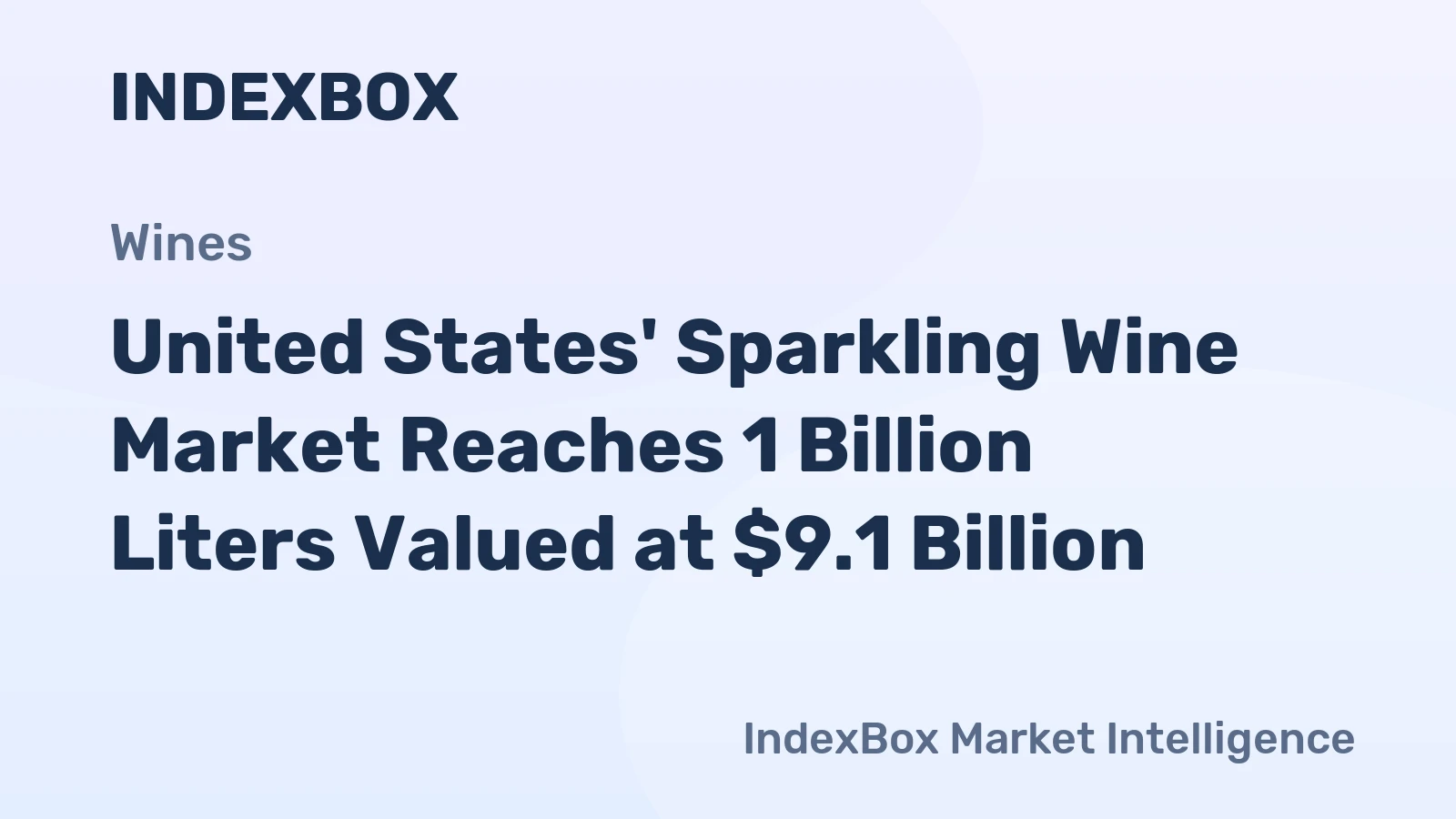 United States' Sparkling Wine Market Reaches 1 Billion Liters Valued at $9.1 Billion