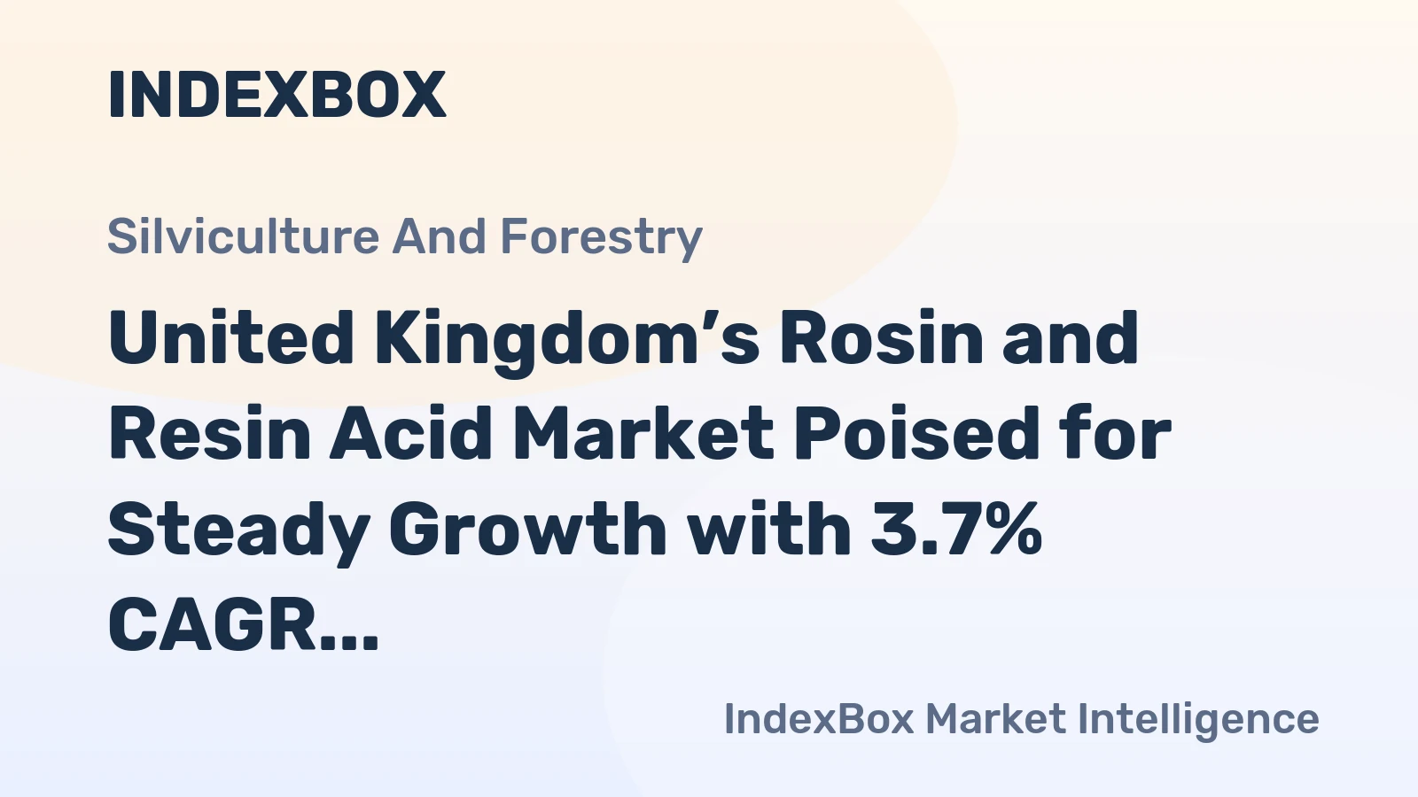 United Kingdom’s Rosin and Resin Acid Market Poised for Steady Growth with 3.7% CAGR