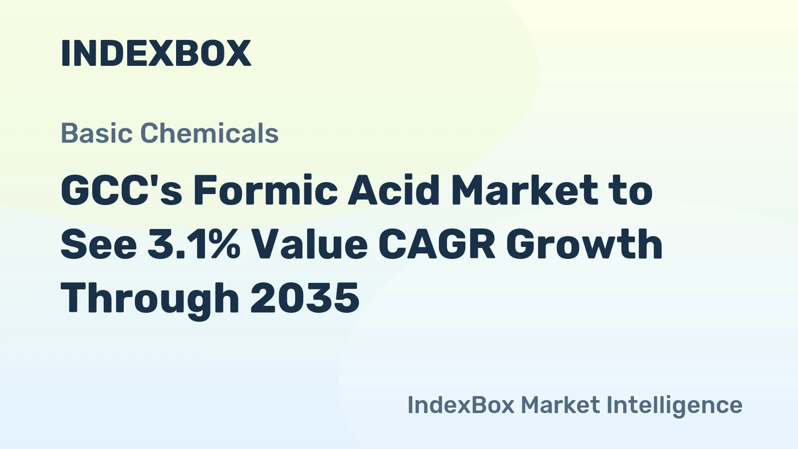 GCC's Formic Acid Market to See 3.1% Value CAGR Growth Through 2035