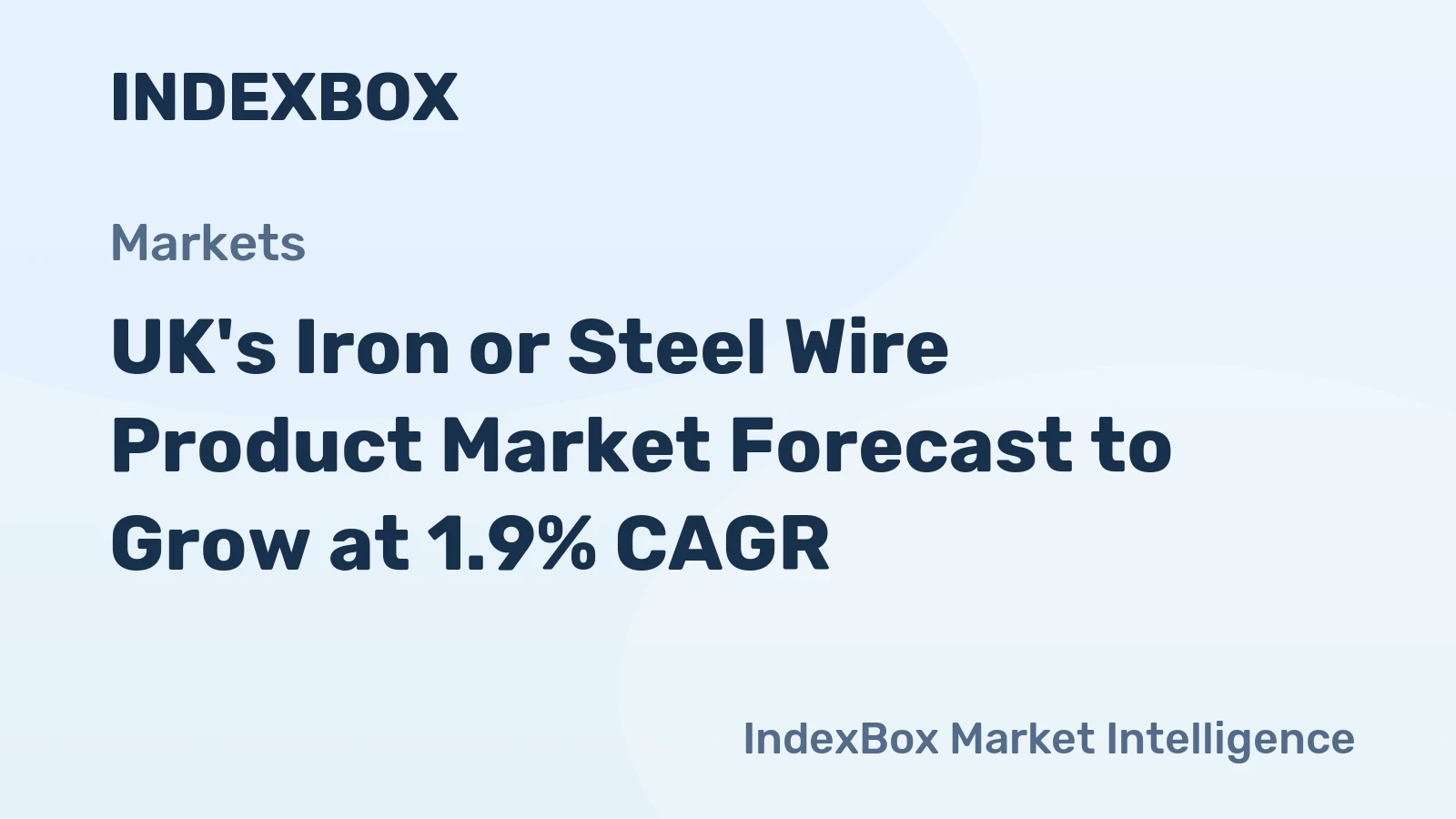 UK's Iron or Steel Wire Product Market Forecast to Grow at 1.9% CAGR