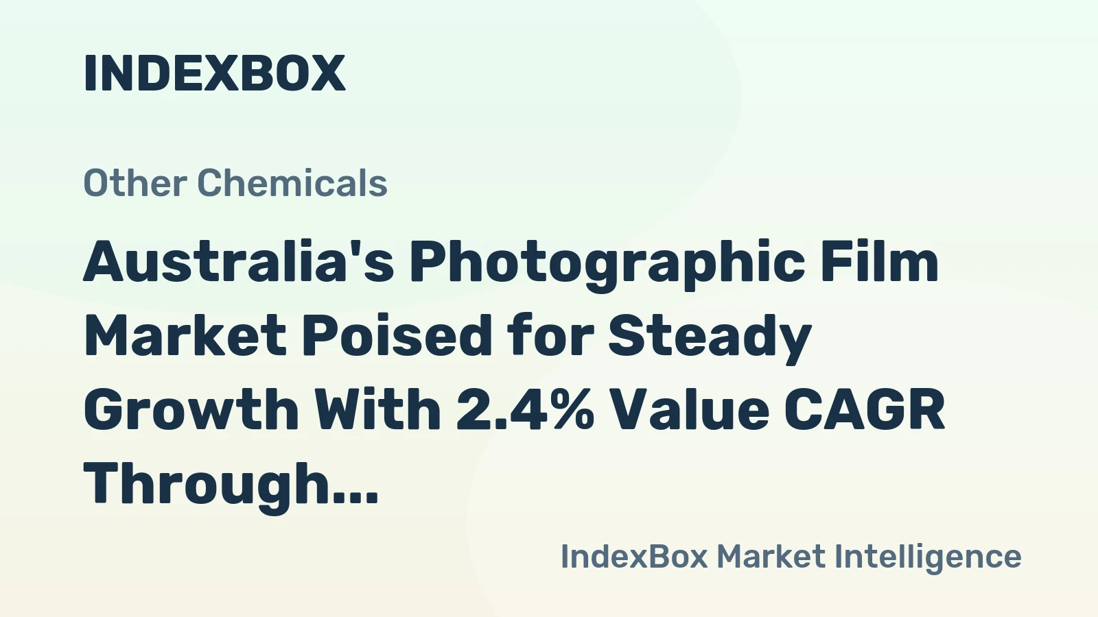 Australia's Photographic Film Market Poised for Steady Growth With 2.4% Value CAGR Through 2035