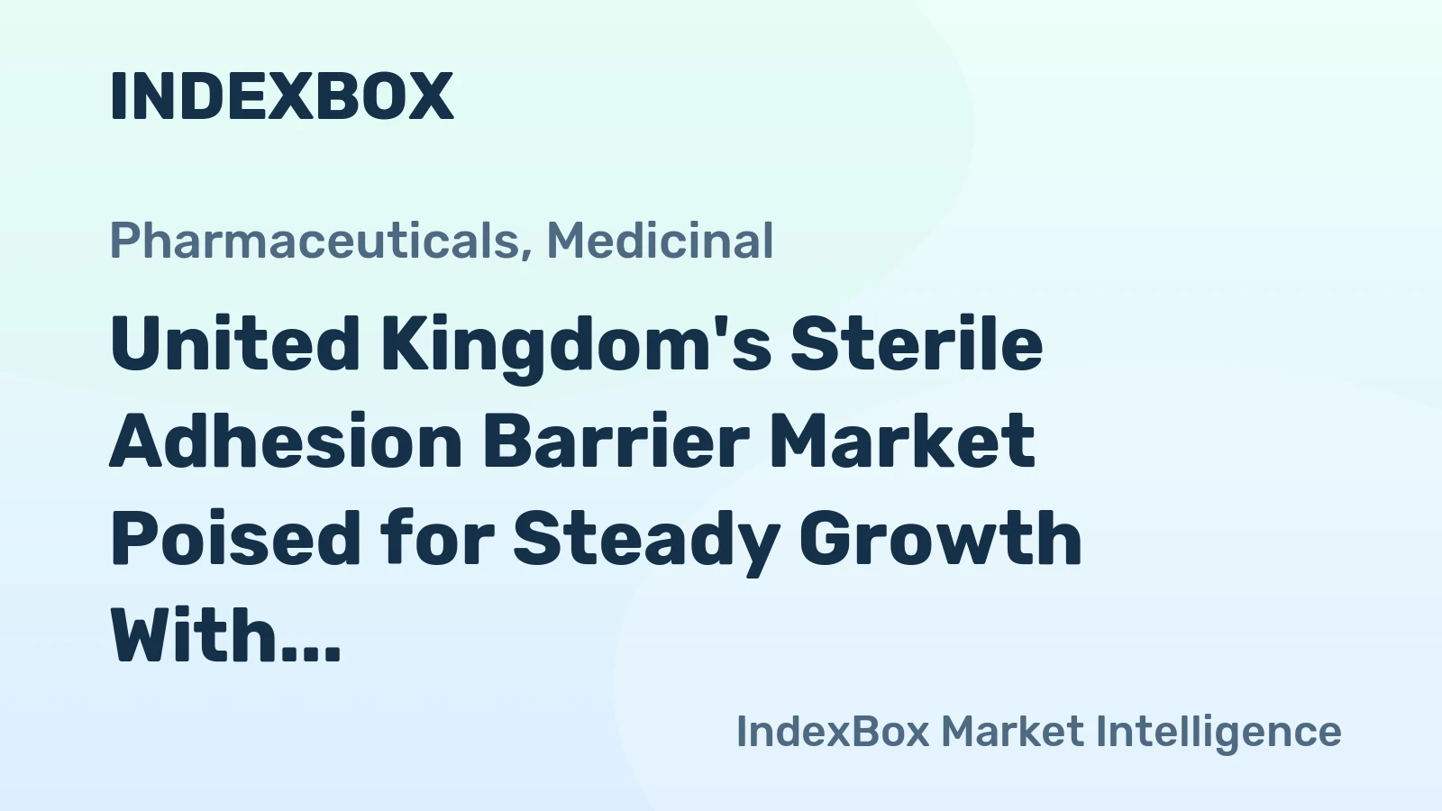 United Kingdom's Sterile Adhesion Barrier Market Poised for Steady Growth With a +5.3% CAGR Through 2035