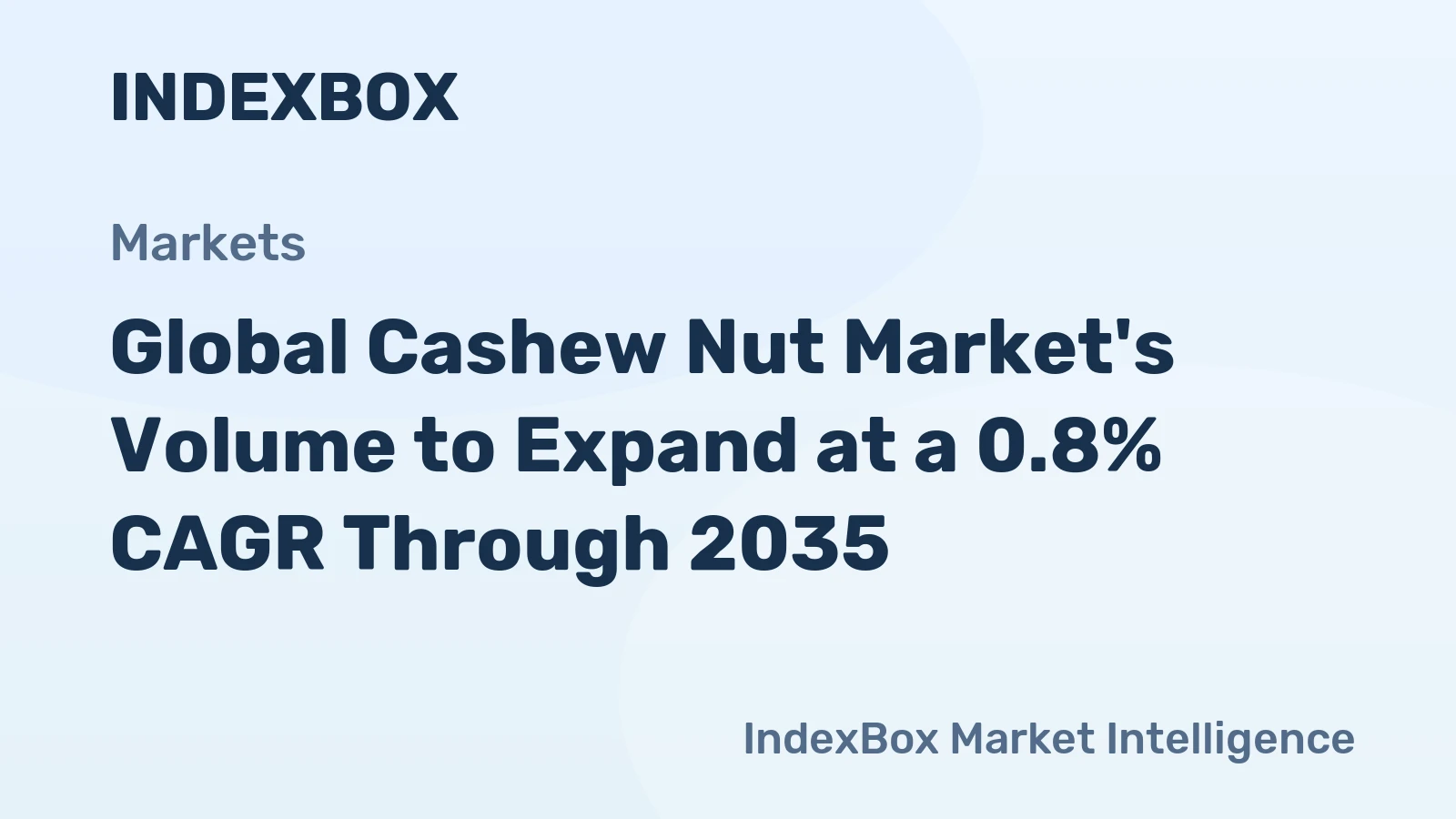 Global Cashew Nut Market's Volume to Expand at a 0.8% CAGR Through 2035