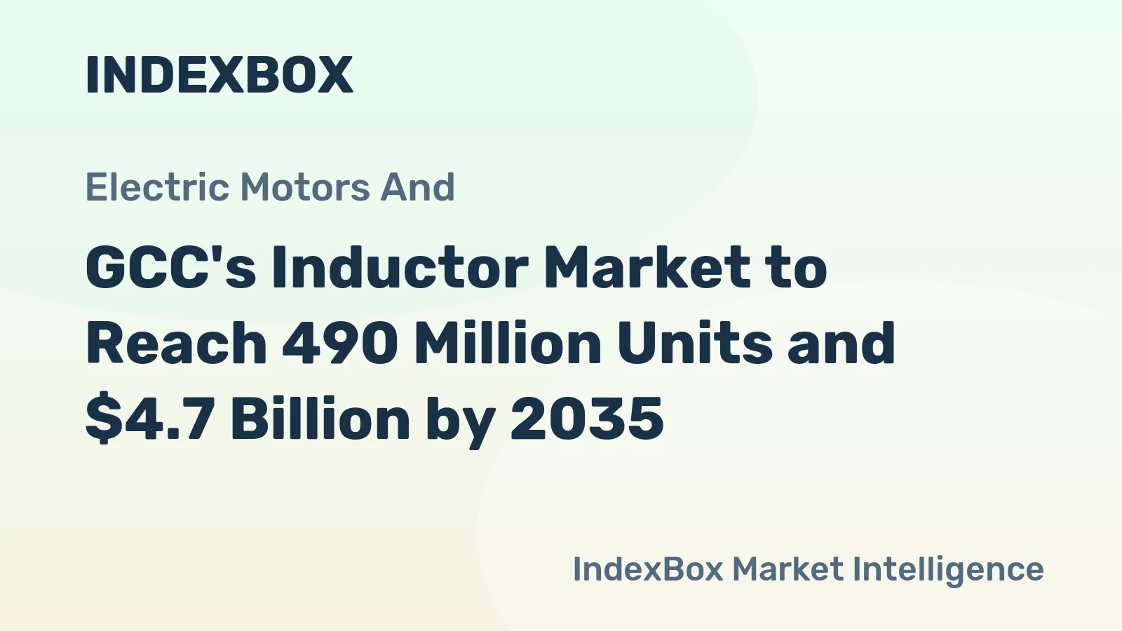 GCC's Inductor Market to Reach 490 Million Units and $4.7 Billion by 2035