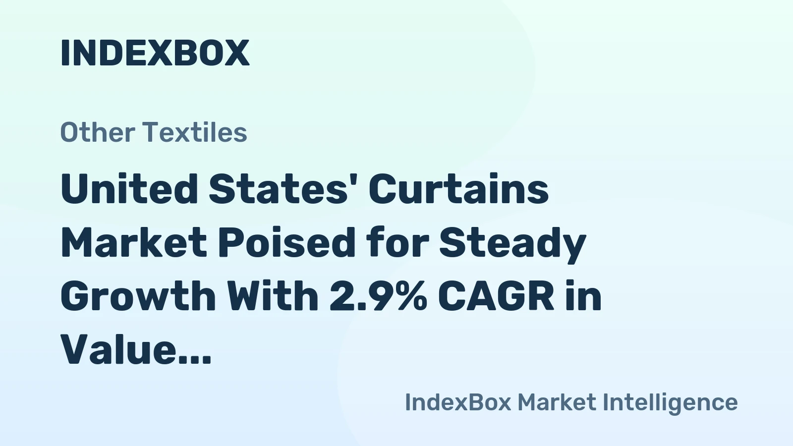 United States' Curtains Market Poised for Steady Growth With 2.9% CAGR in Value