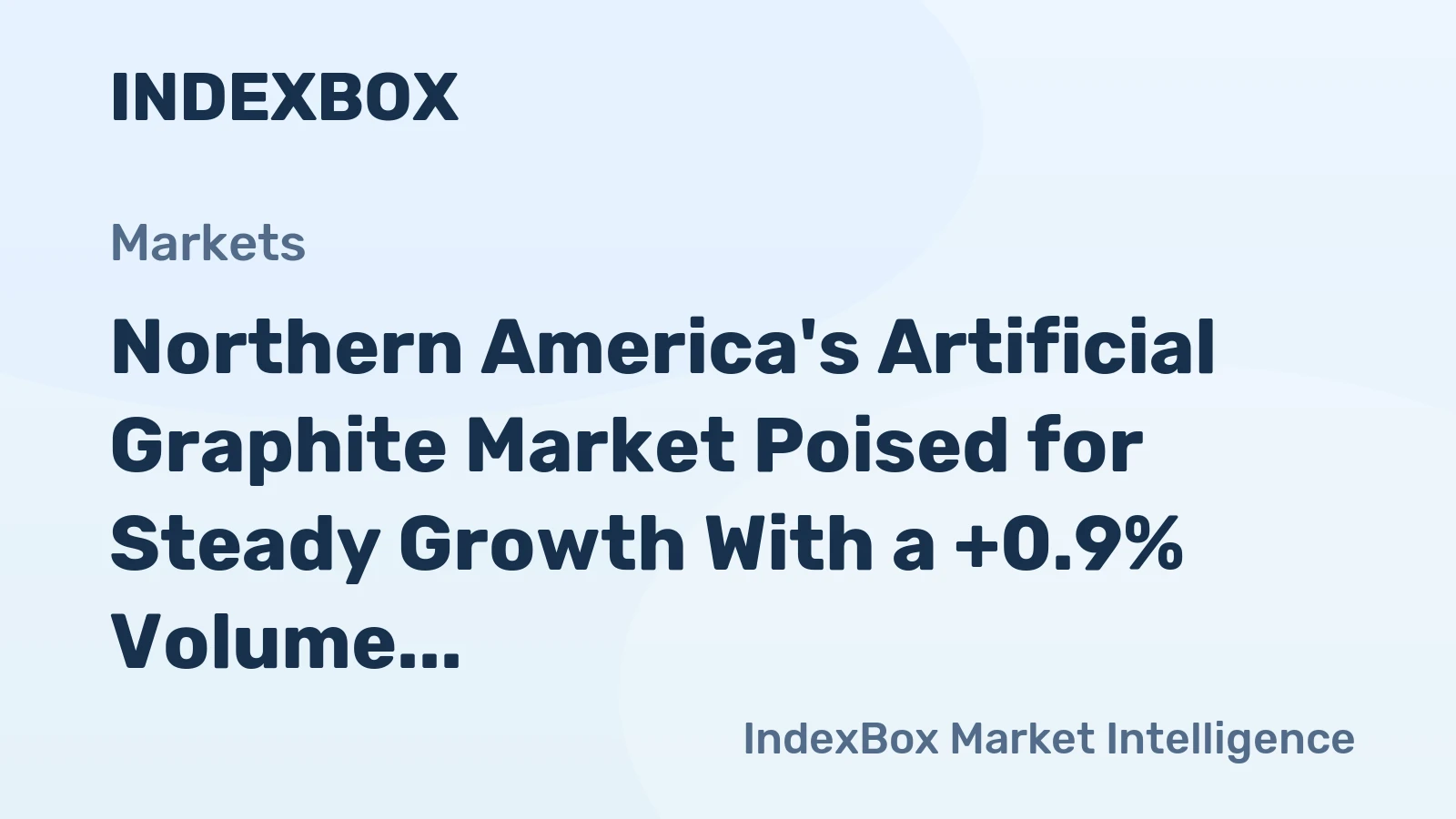 Northern America's Artificial Graphite Market Poised for Steady Growth With a +0.9% Volume CAGR Through 2035