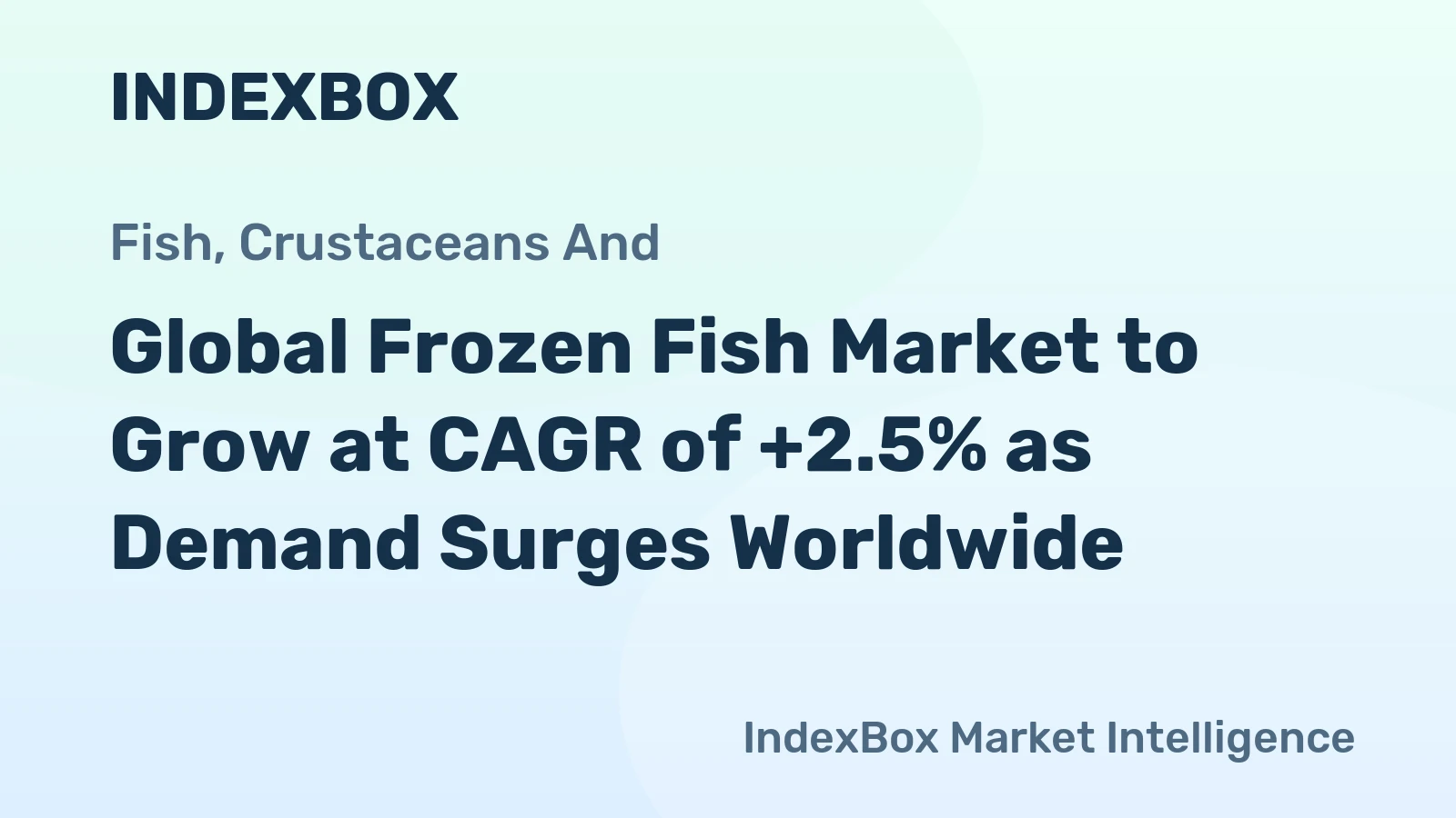Global Frozen Fish Market to Grow at CAGR of +2.5% as Demand Surges Worldwide