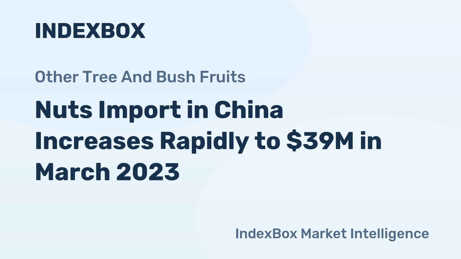 Nuts Import in China Increases Rapidly to $39M in March 2023