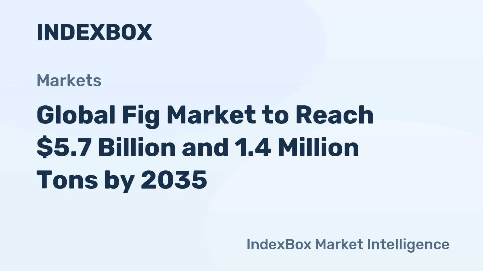 Global Fig Market to Reach $5.7 Billion and 1.4 Million Tons by 2035