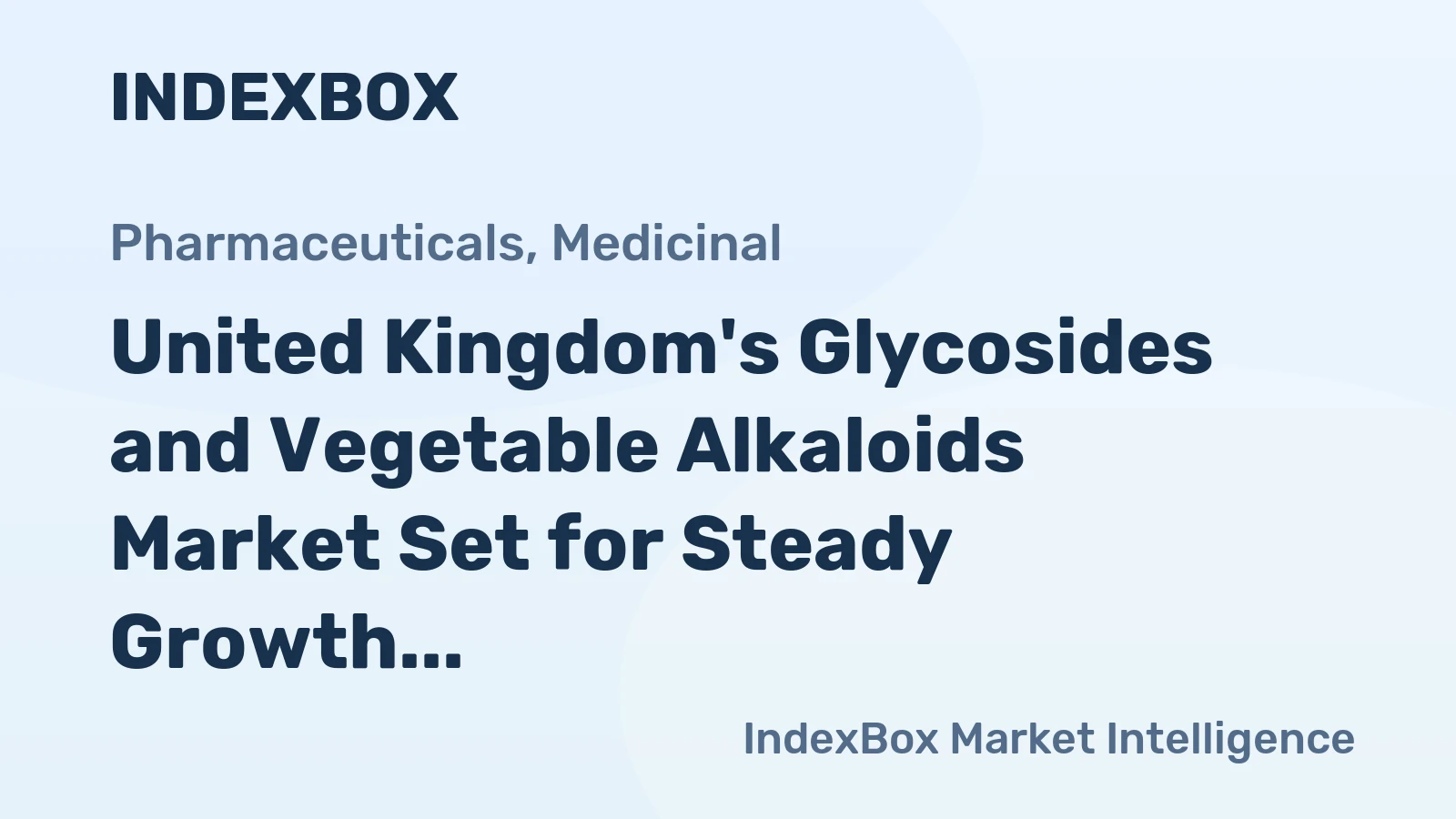 United Kingdom's Glycosides and Vegetable Alkaloids Market Set for Steady Growth with 1.7% CAGR