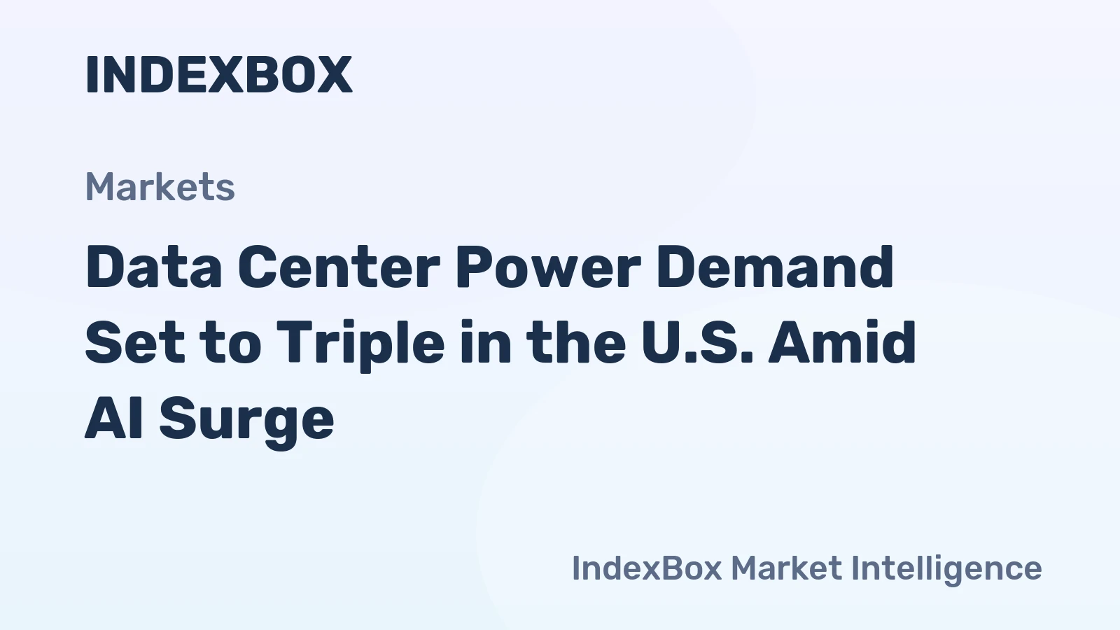 Data Center Power Demand Set to Triple in the U.S. Amid AI Surge