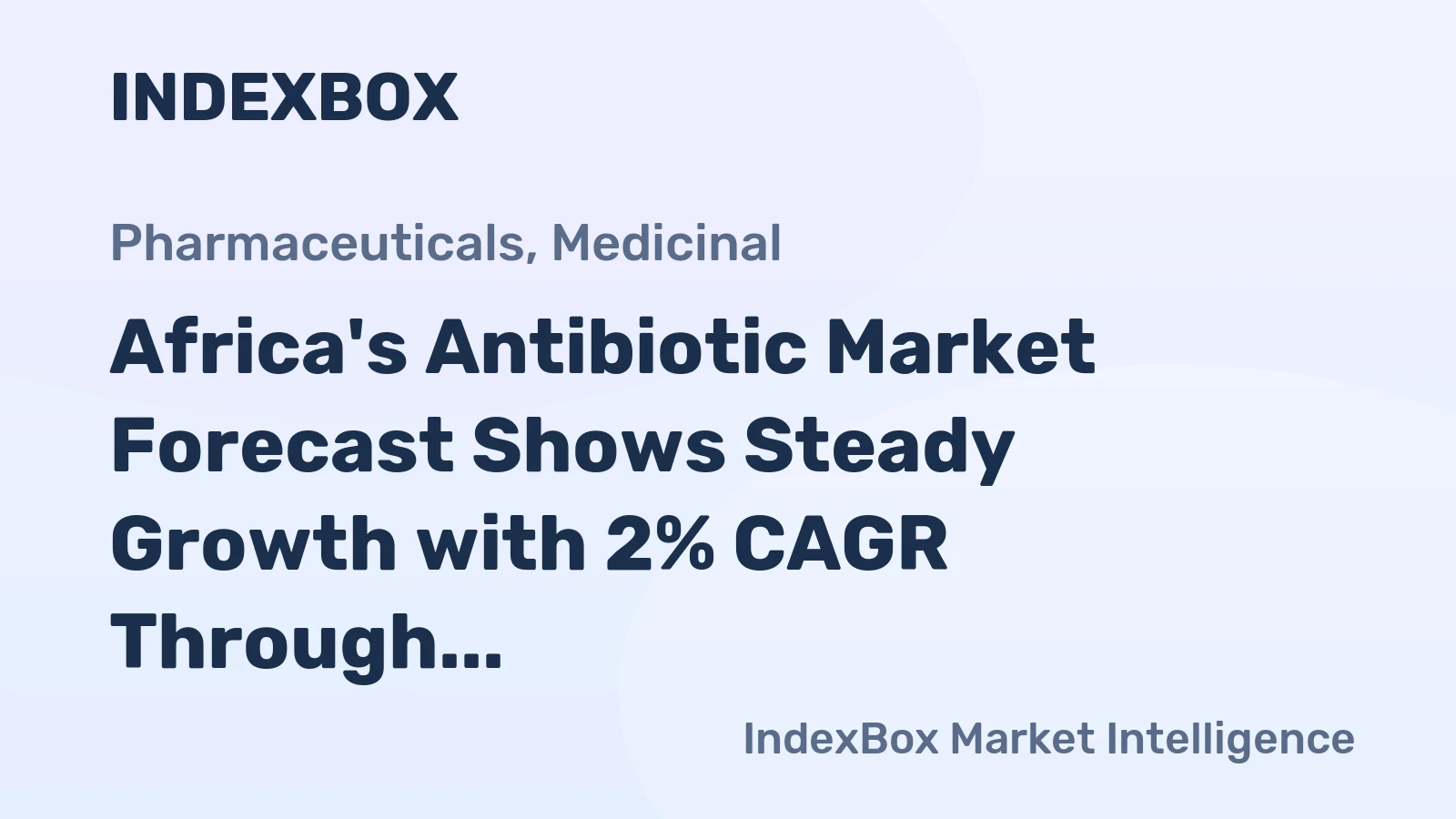 Africa's Antibiotic Market Forecast Shows Steady Growth with 2% CAGR Through 2035