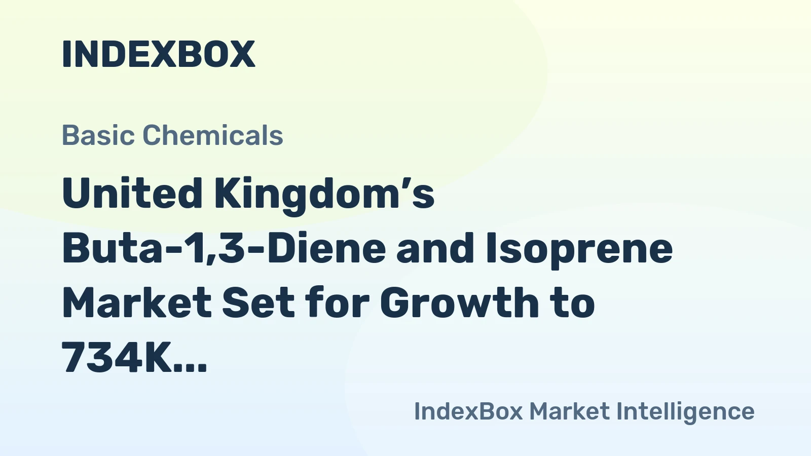 United Kingdom’s Buta-1,3-Diene and Isoprene Market Set for Growth to 734K Tons and $870M