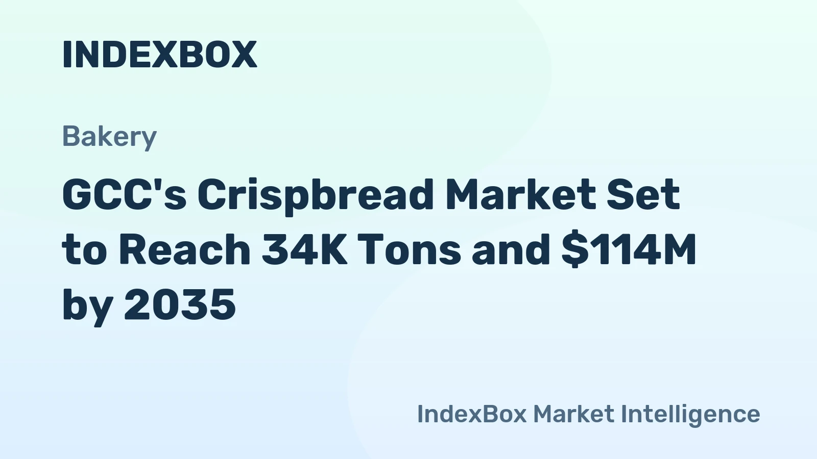 GCC's Crispbread Market Set to Reach 34K Tons and $114M by 2035