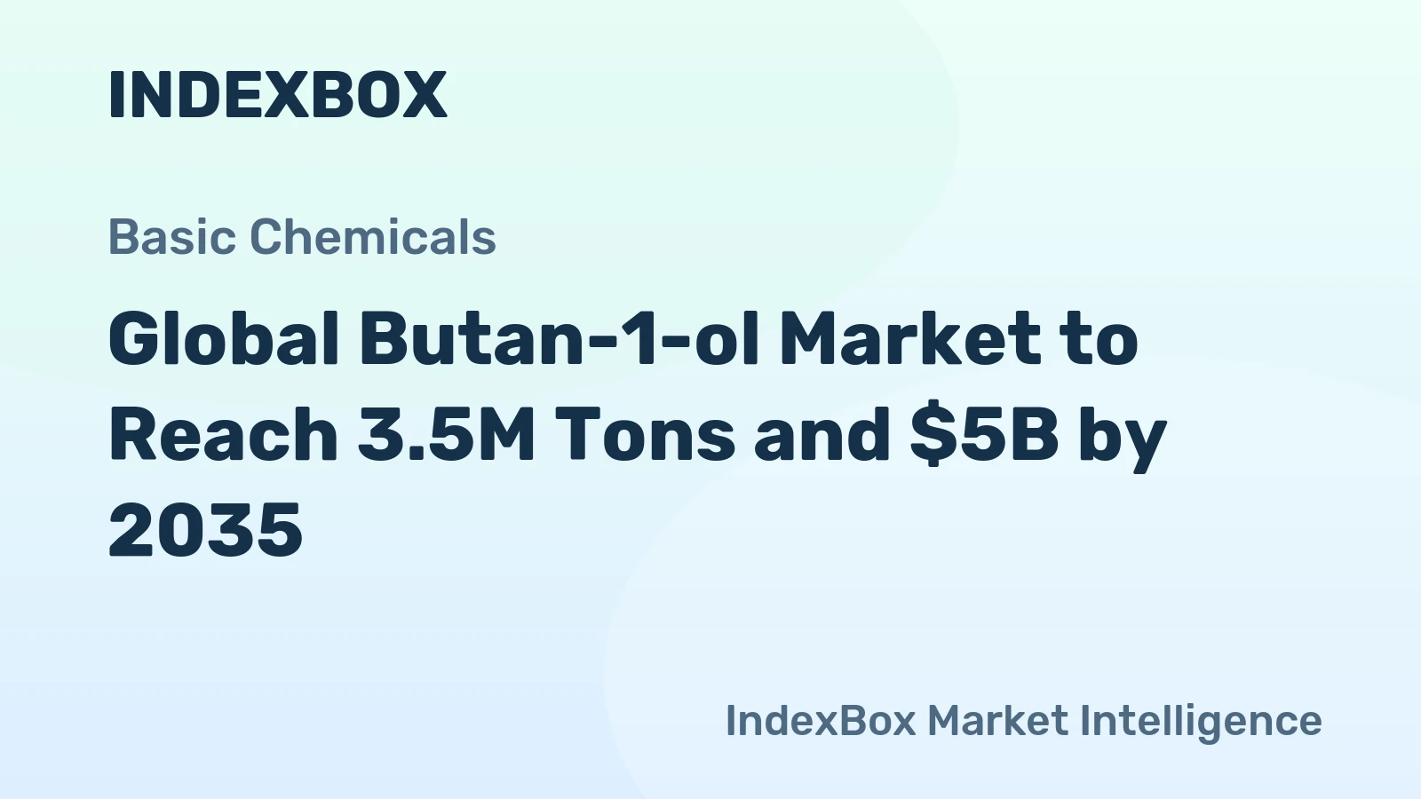 Global Butan-1-ol Market to Reach 3.5M Tons and $5B by 2035