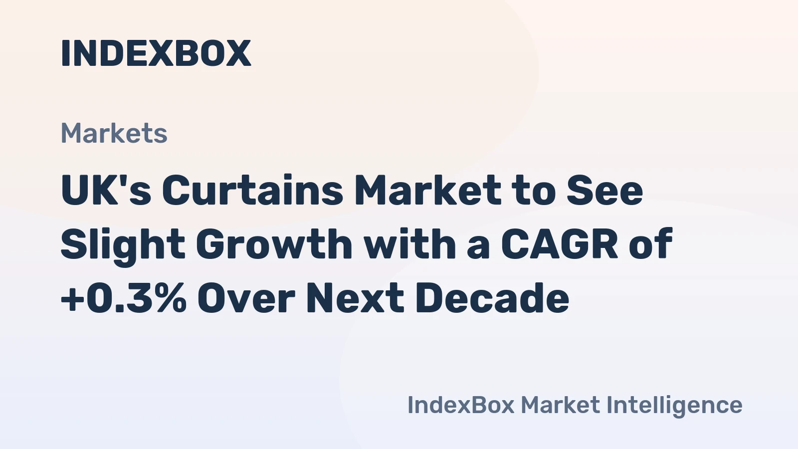UK's Curtains Market to See Slight Growth with a CAGR of +0.3% Over Next Decade