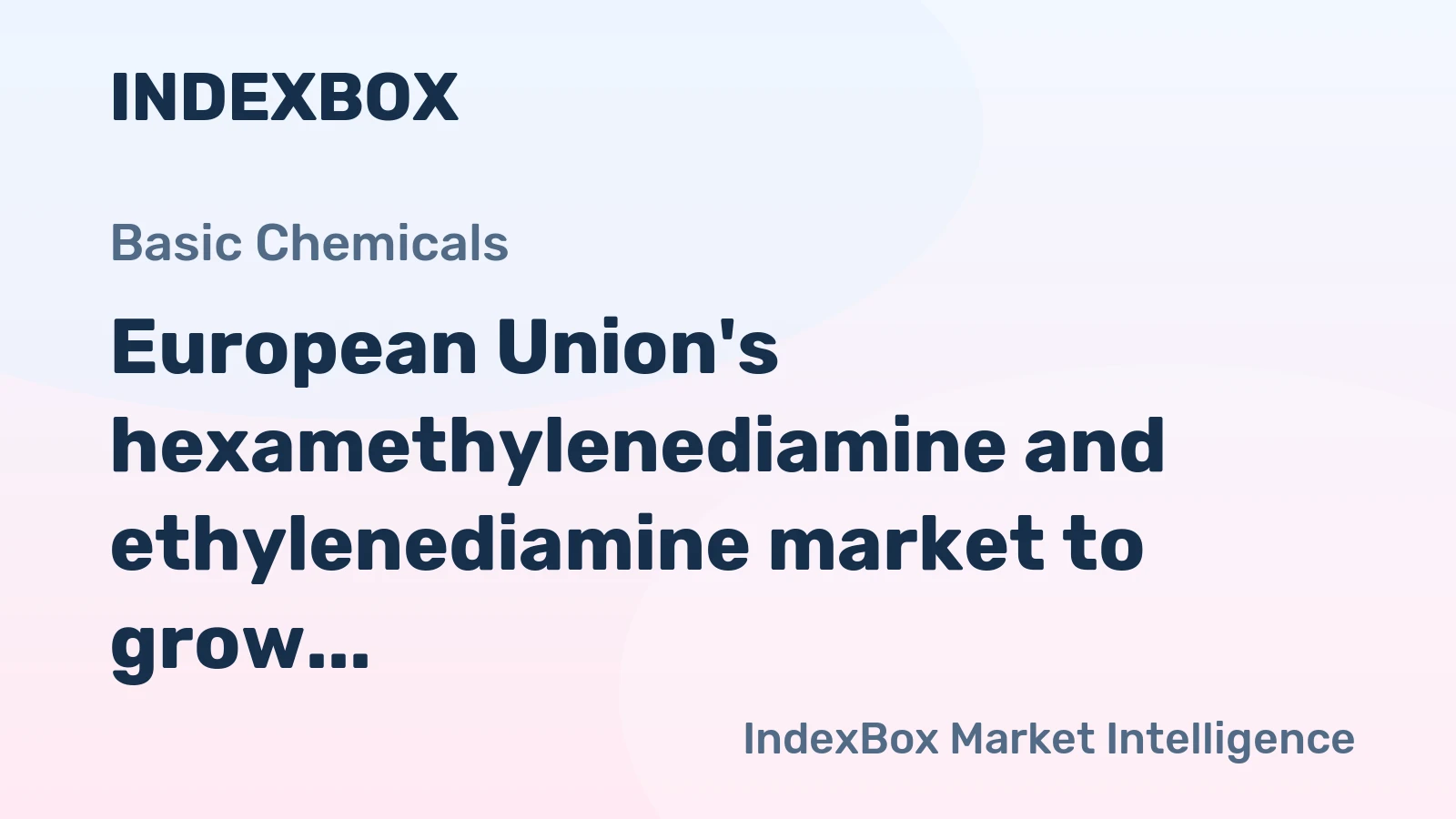 European Union's hexamethylenediamine and ethylenediamine market to grow at a modest +1.0% CAGR, projected to reach 1.5M tons by 2035
