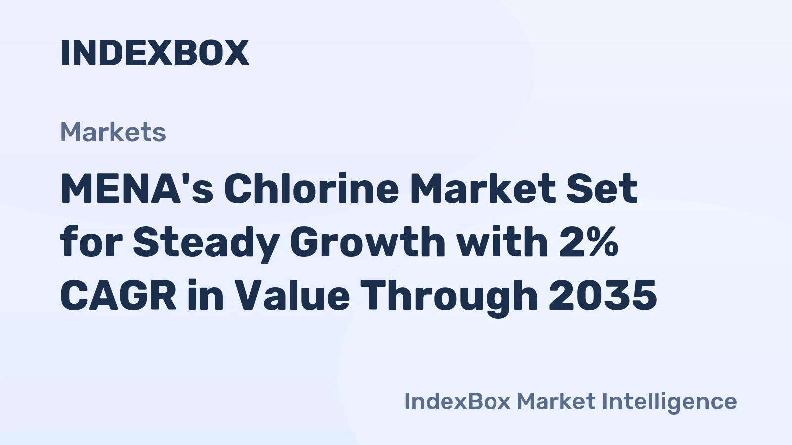 MENA's Chlorine Market Set for Steady Growth with 2% CAGR in Value Through 2035