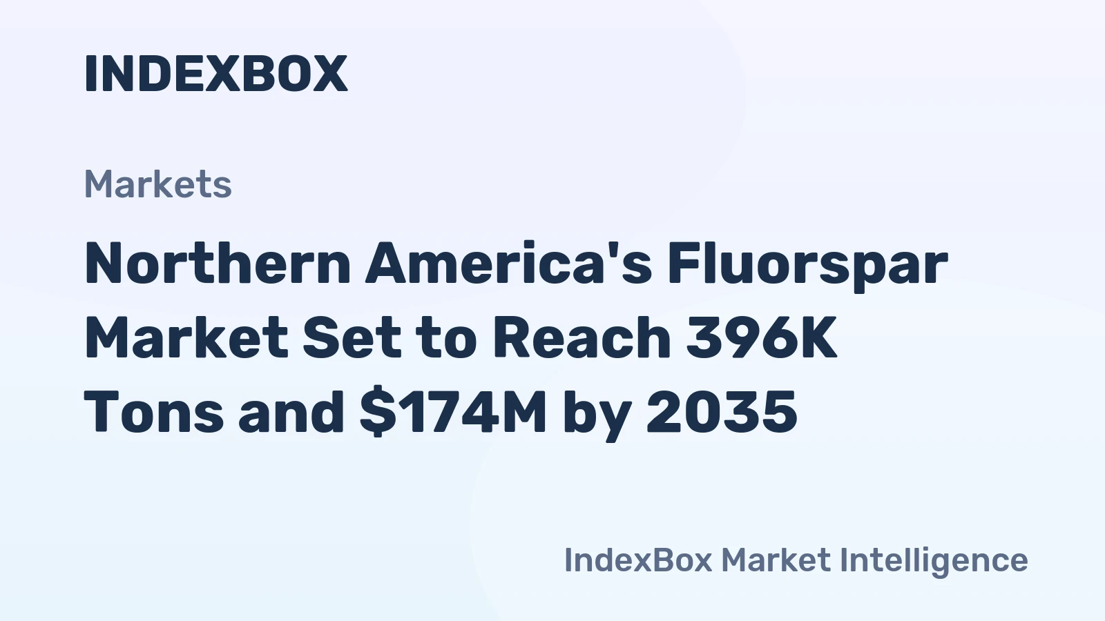 Northern America's Fluorspar Market Set to Reach 396K Tons and $174M by 2035
