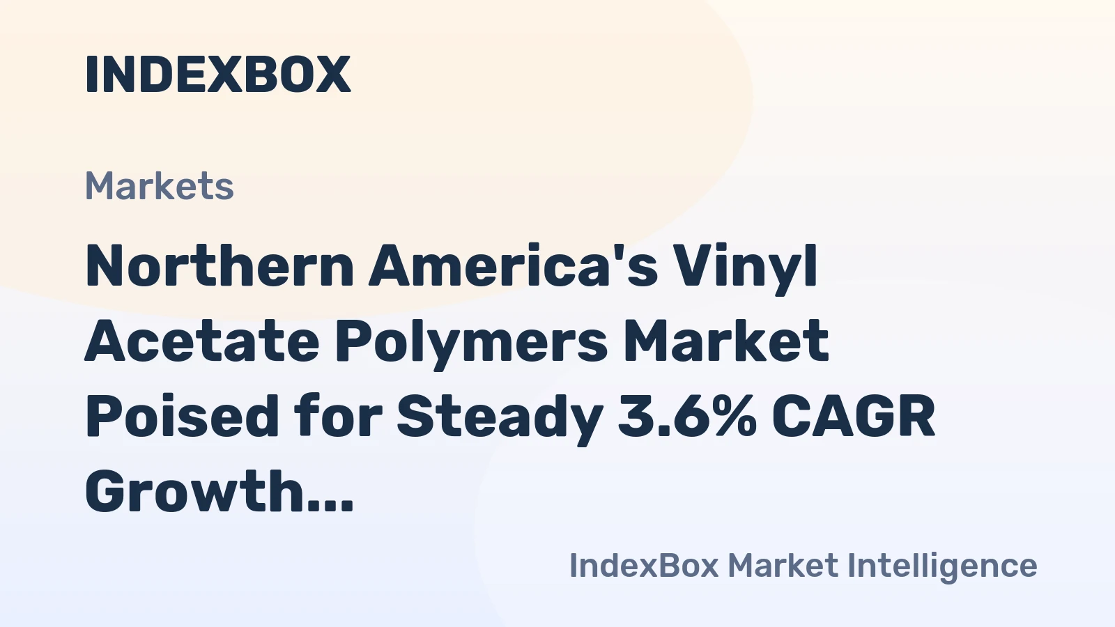 Northern America's Vinyl Acetate Polymers Market Poised for Steady 3.6% CAGR Growth Through 2035