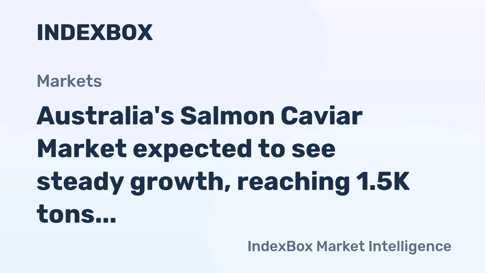 Australia's Salmon Caviar Market expected to see steady growth, reaching 1.5K tons and $55M by 2035.