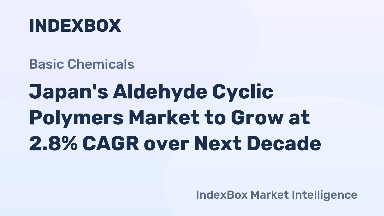 Japan's Aldehyde Cyclic Polymers Market to Grow at 2.8% CAGR over Next Decade