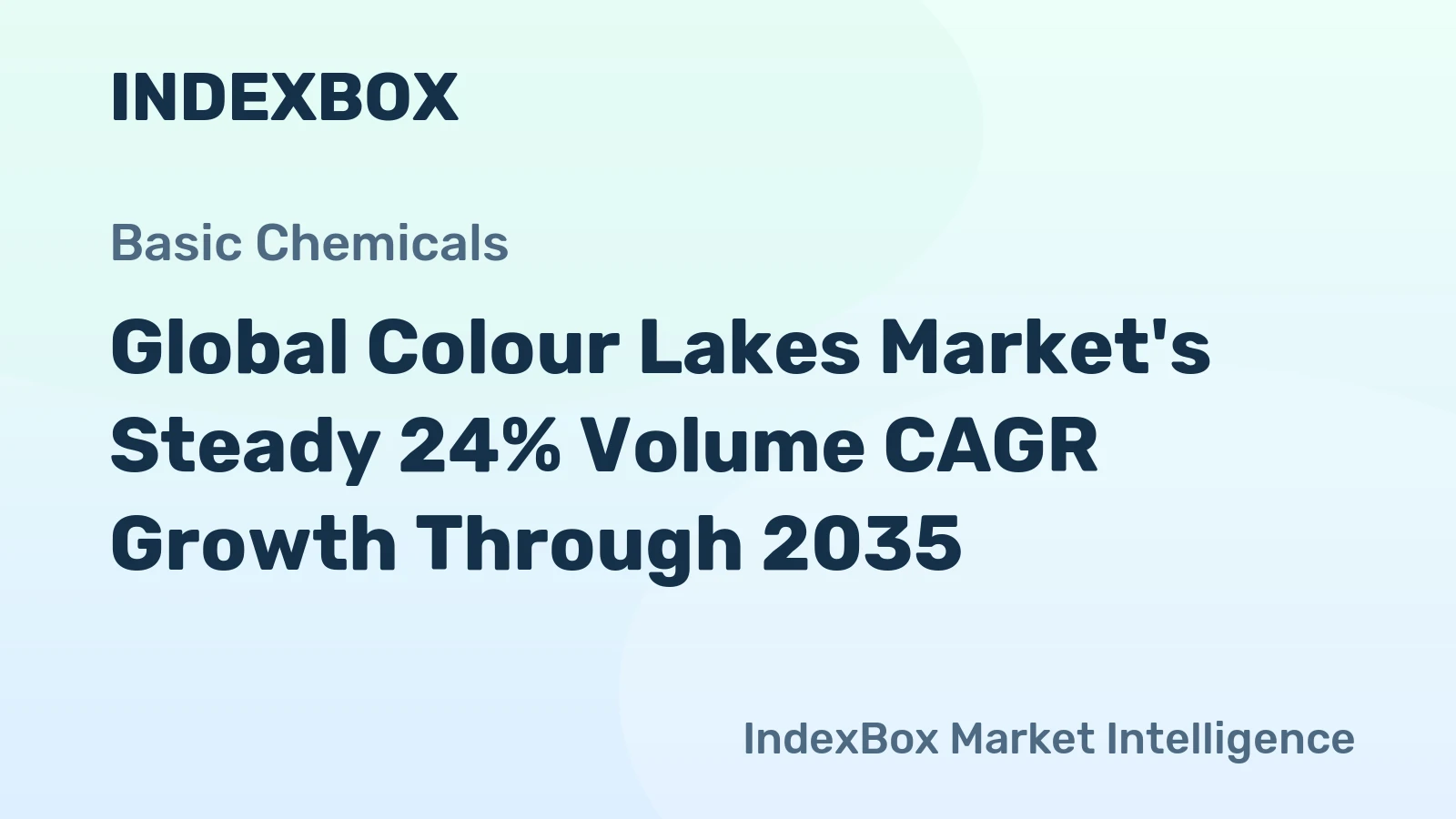 Global Colour Lakes Market's Steady 24% Volume CAGR Growth Through 2035