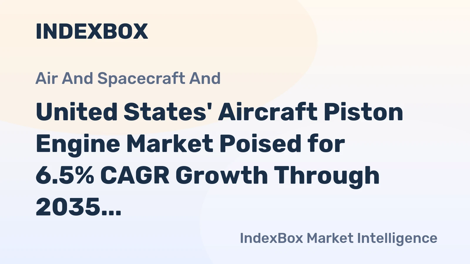 United States' Aircraft Piston Engine Market Poised for 6.5% CAGR Growth Through 2035