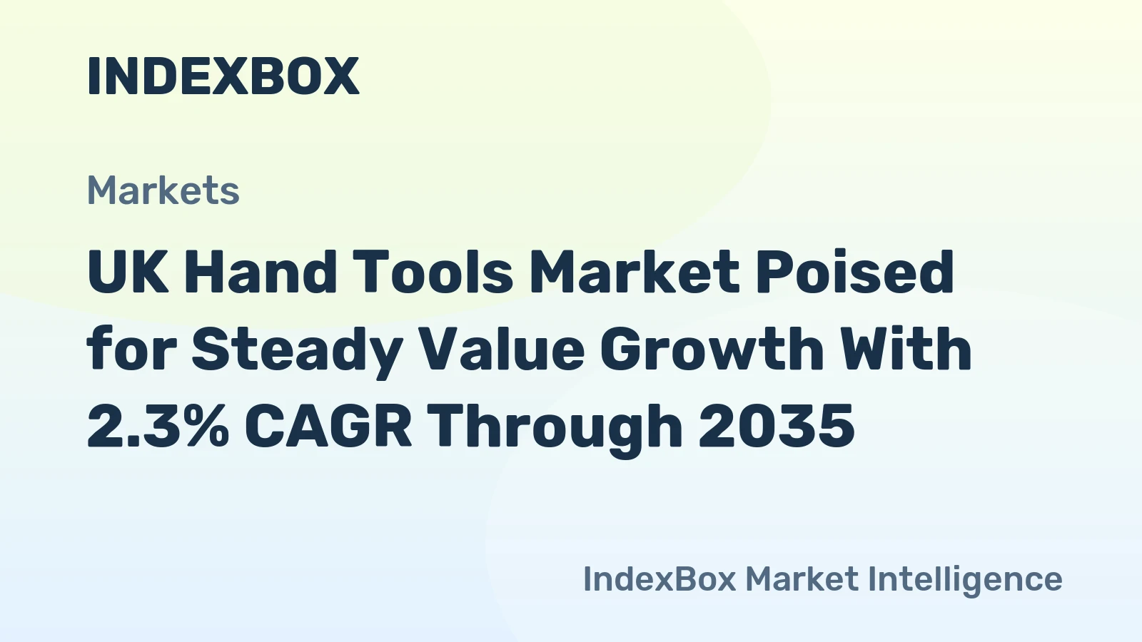 UK Hand Tools Market Poised for Steady Value Growth With 2.3% CAGR Through 2035