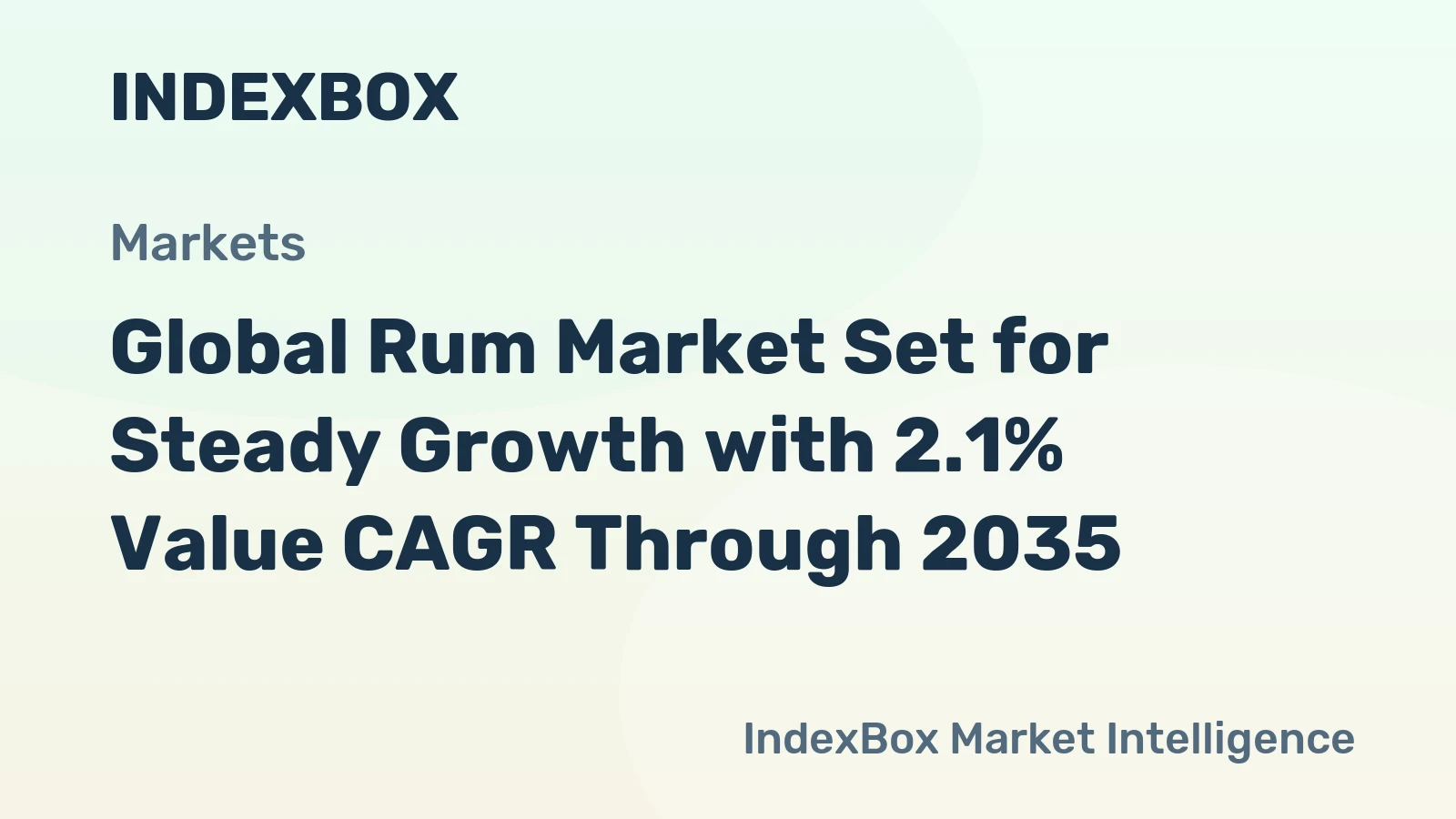 Global Rum Market Set for Steady Growth with 2.1% Value CAGR Through 2035