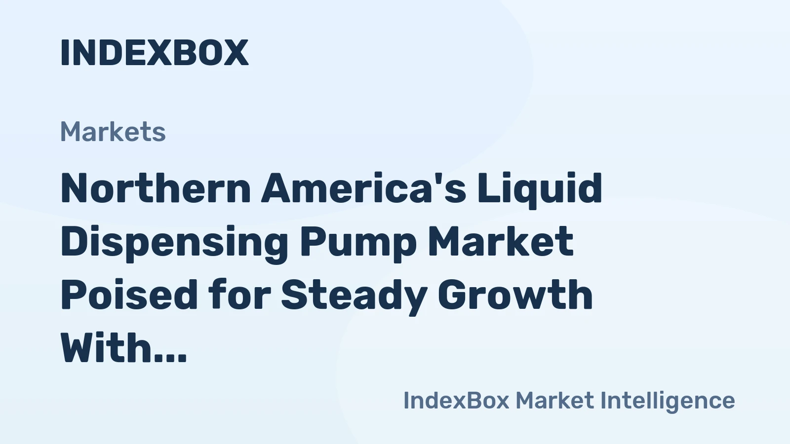 Northern America's Liquid Dispensing Pump Market Poised for Steady Growth With a 4.7% CAGR Value Forecast